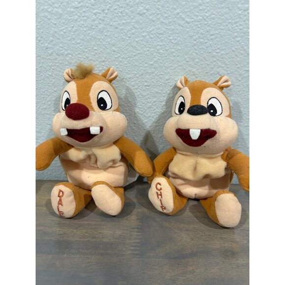 Disney | Toys | Walt Disney Chip And Dale Chipmunks Beanie Babies Plush ...